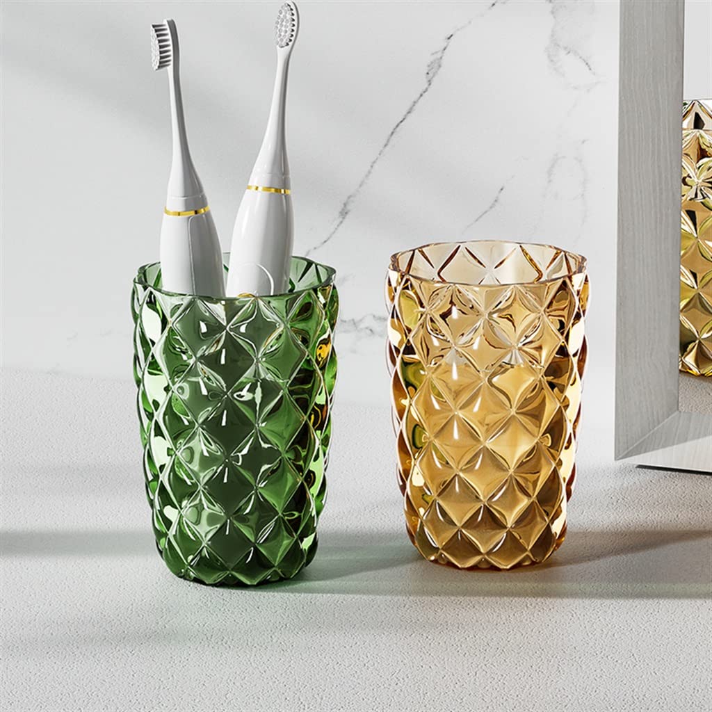 QUUL Set Mouthwash Cup High-Value Couple Toothbrush Cup Home Toothbrush Cup Travel Wash