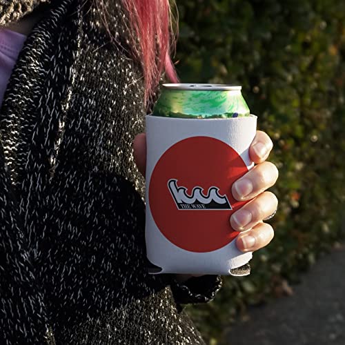 Kingsborough Community College Secondary Logo Can Cooler - Drink Sleeve Hugger Collapsible Insulator - Beverage Insulated Holder