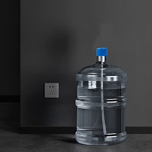 MJIYA 2PCS 5 Gallon Non-Spill Caps,Replacement Water Bottle Snap On Cap Anti Splash Peel 2 Piece