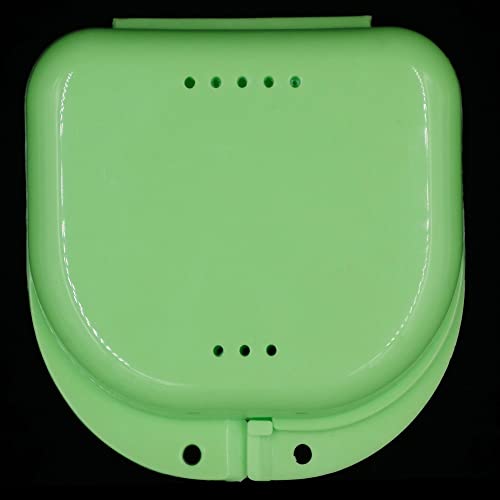 npkgvia Appliance Container Denture Bath Dentu False Teeth Storage Case Boxes Box Tooth Care Teeth Pasta (Green, One Size)