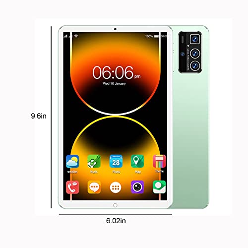 New 10.1 Inch IPS High Definition Screen 3g Three Network Call 10 Core Android Ultra-Thin High-Definition Screen Learning Game Video Office Tablet, Double Sim Communication