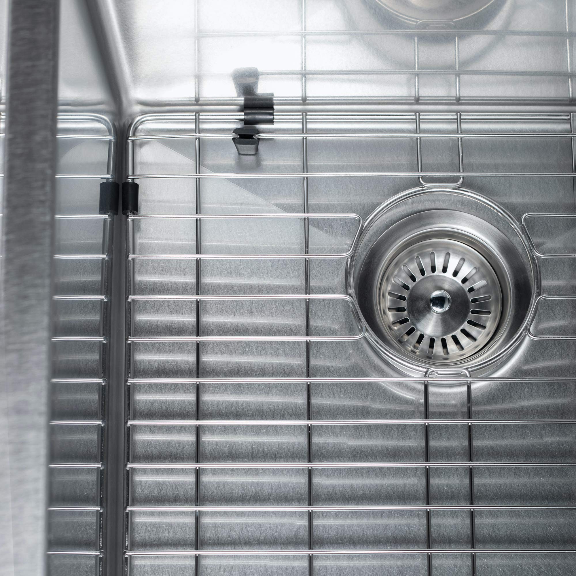 ZLINE 36" Anton Undermount Double Bowl Scratch Resistant Stainless Steel Kitchen Sink with Bottom Grid (SR50D-36S)