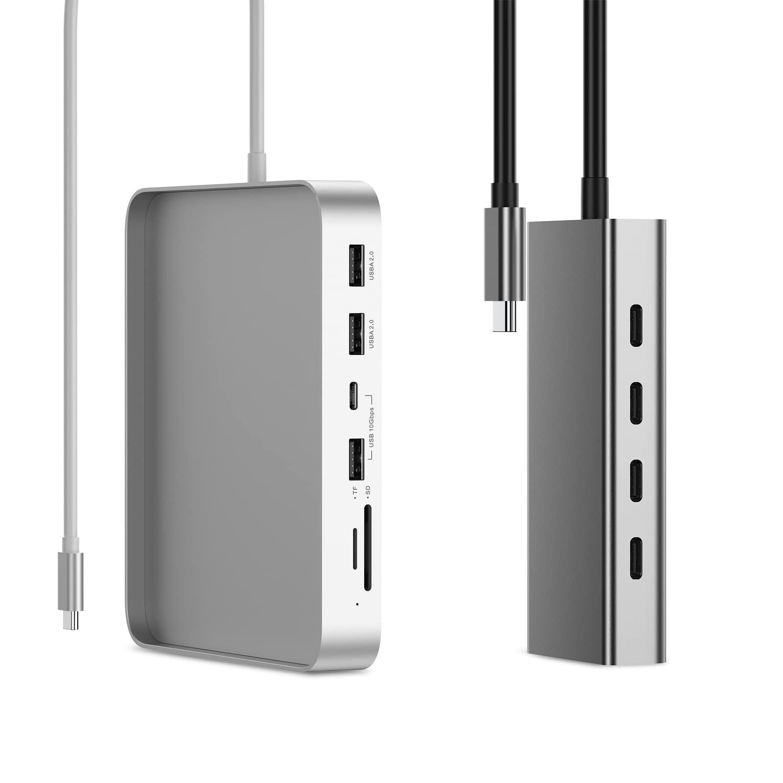 PULWTOP 10Gbps USB C to USB C Hub + iMac Accessories USB C HUB