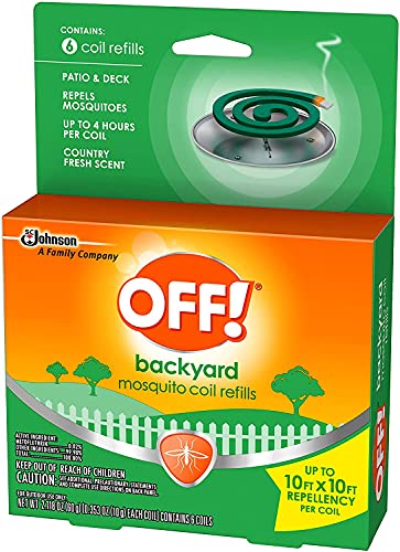 OFF! Mosquito Coil Refills, 6 CT (Pack of 3)