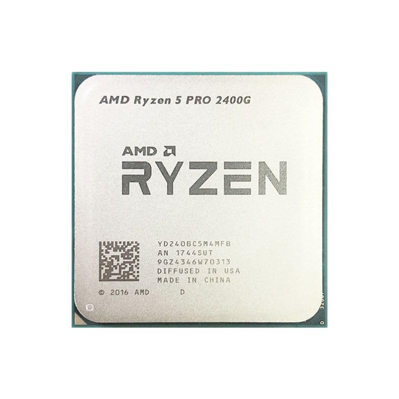 SAAKO Ryzen 5 PRO 2400G R5 PRO 2400G R5 2400G 3.6 GHz Quad-Core Eight-Thread 65W CPU Processor YD240BC5M4MFB Socket AM4 Making Computers Process Data Faster