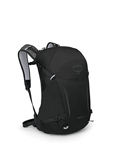 Osprey Hikelite 26L Unisex Hiking Backpack, Black, One Size