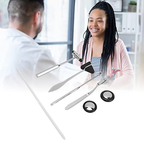 Percussion Hammer Set, Rugged Stethoscope Hammer Kit 5Pcs Rolling Design for Bedroom