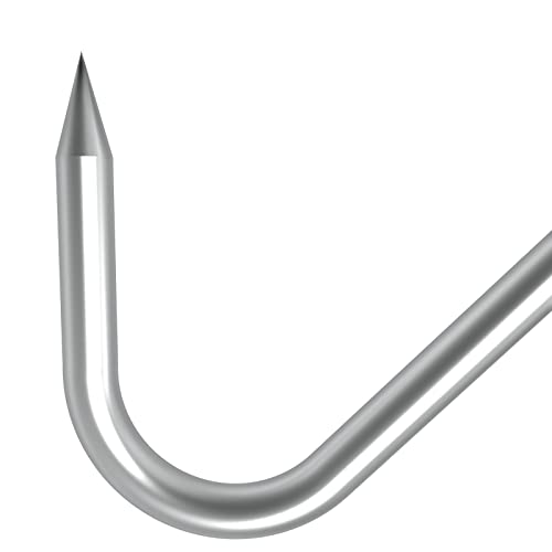 OK5STAR 12 Inch Long Stainless Steel Meat Hook 2 PCS, T Shaped Handle Hay Hooks Boning Hooks for Butcher Kitchen Restaurant Tool BBQ Accessories