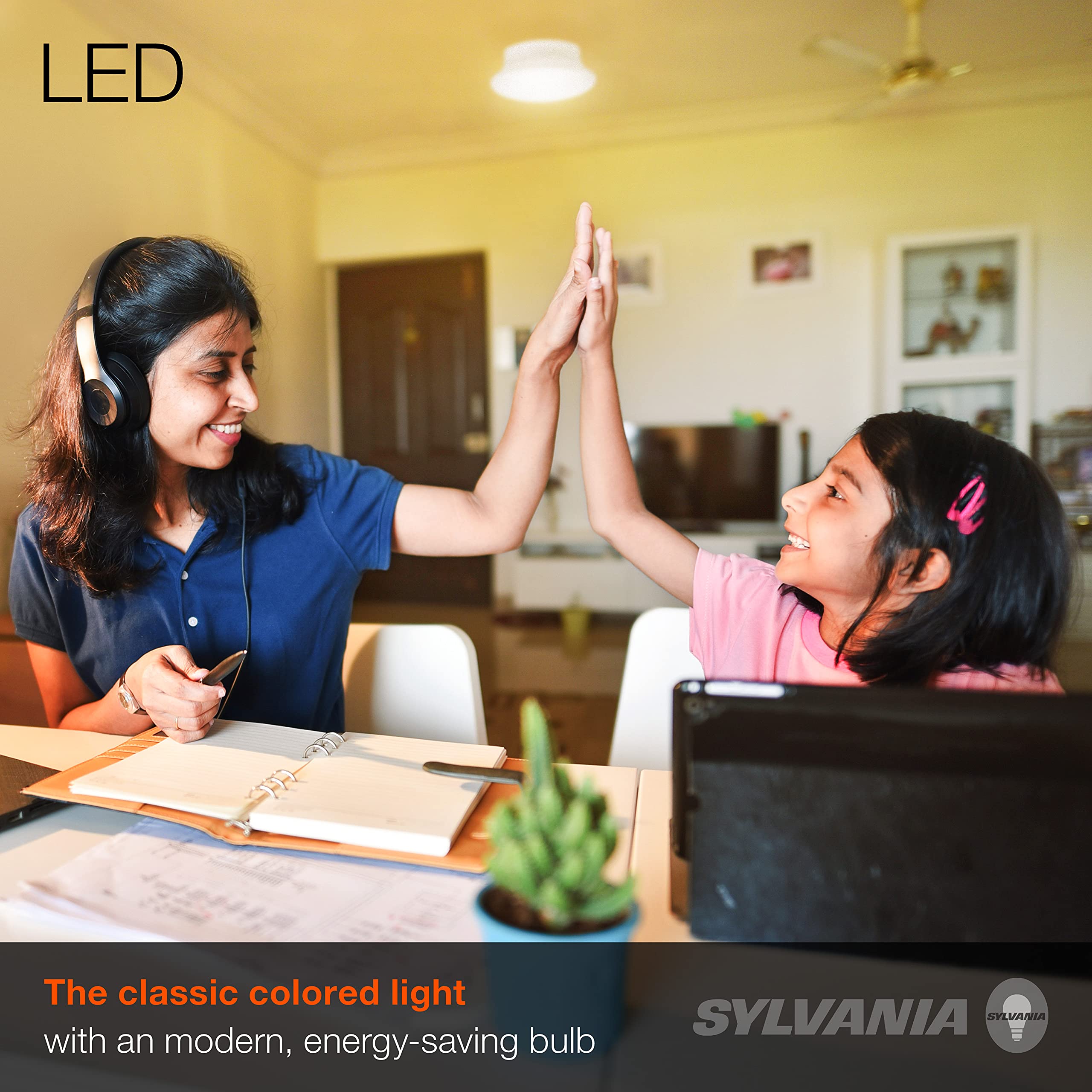 SYLVANIA Ultra LED Ceiling Light Bulb, 60W Equivalent, Efficient 9W, 700 Lumens, Frosted, Non-Dimmable, 2700K, Soft White - 1 Pack (75080)