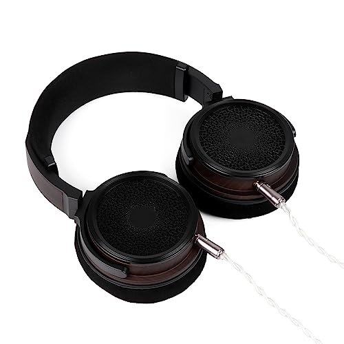 Linsoul HarmonicDyne Zeus Elite Wired Over-Ear Headphone, Flagship 50mm Suspension Diaphragm Open Back Headset, with 2 Custom IEM Cable for Audiophile Musician (Zeus Elite)