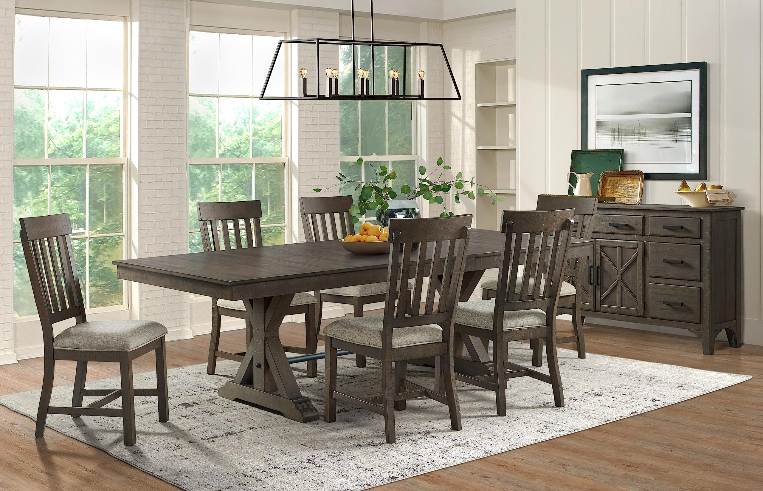 Sullivan Counter Stool, Slat Back(Set of 2)