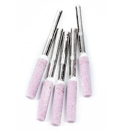 TECKEEN 5 Pack Craftsman Diamond Chainsaw Sharpening Rotary Bit Burr Stone File