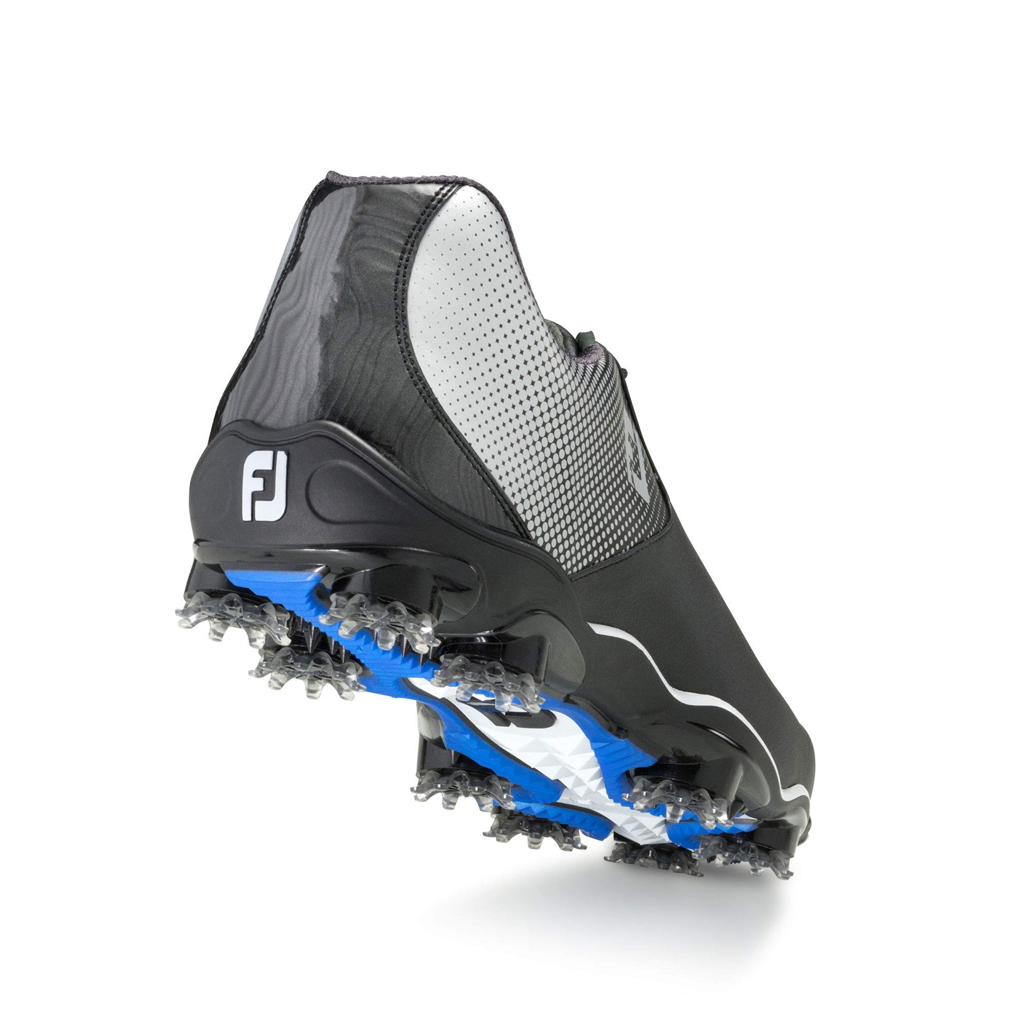 FootJoy Men's D.N.A. Helix-Previous Season Style Golf Shoes Black 9 XW US