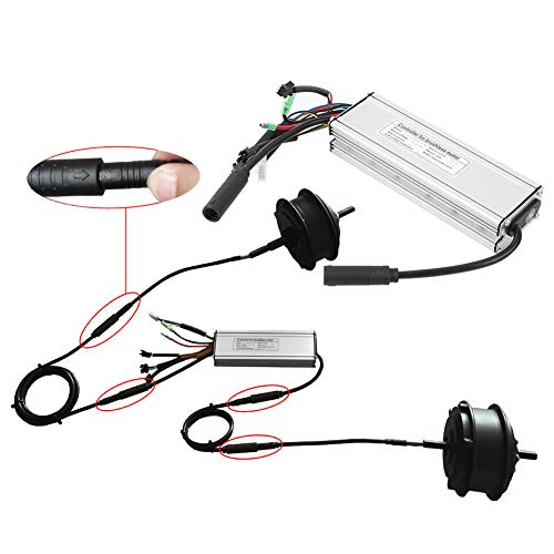 Motor Controller, No Noise E Bike Controller 6.5x2.1x1.2in 17A 36V/48V for Electric Bike Speed Control