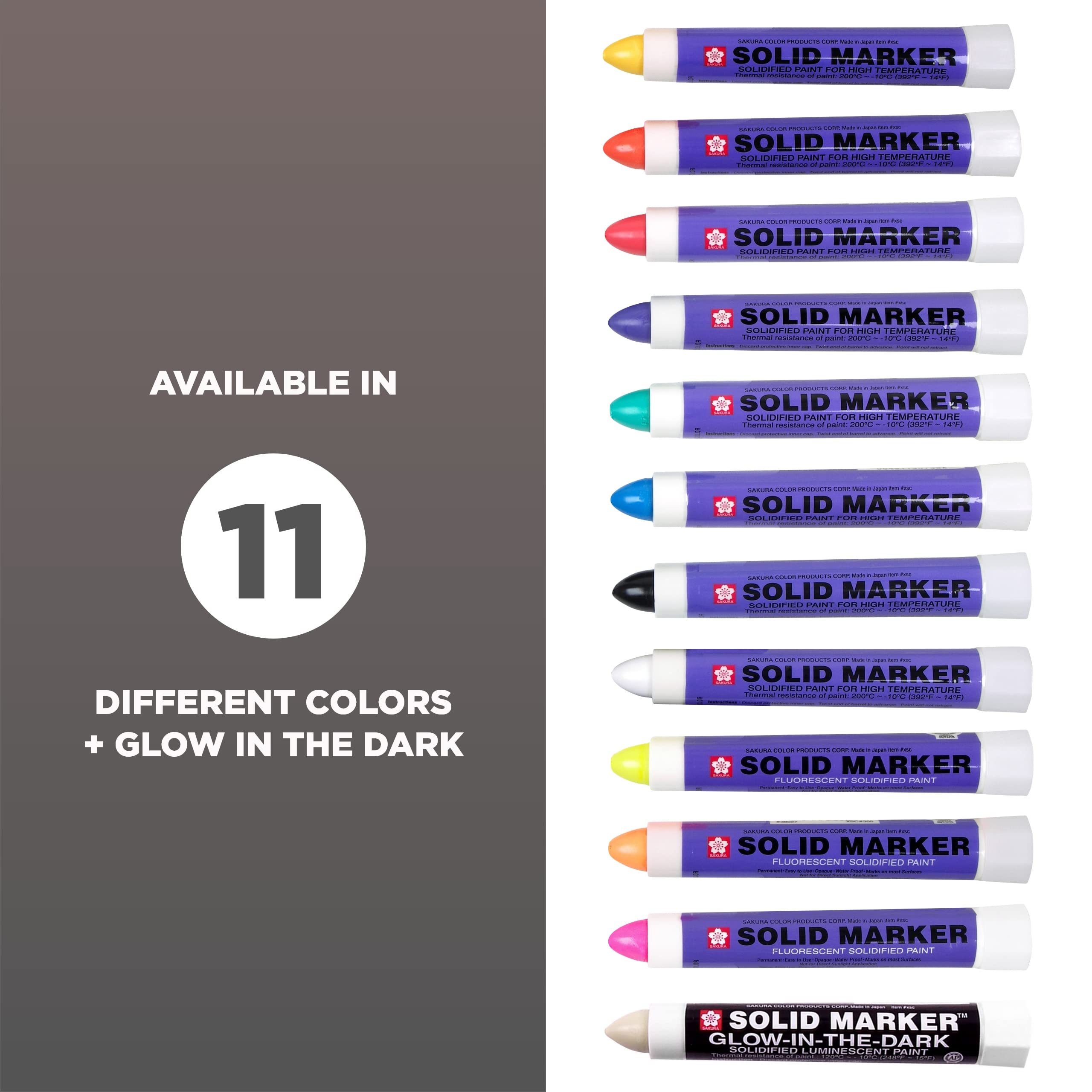 Sakura Solid Paint Markers - Permanent Marker Paint Pens - Window, Wood, & Glass Marker - White Paint - 1 Pack