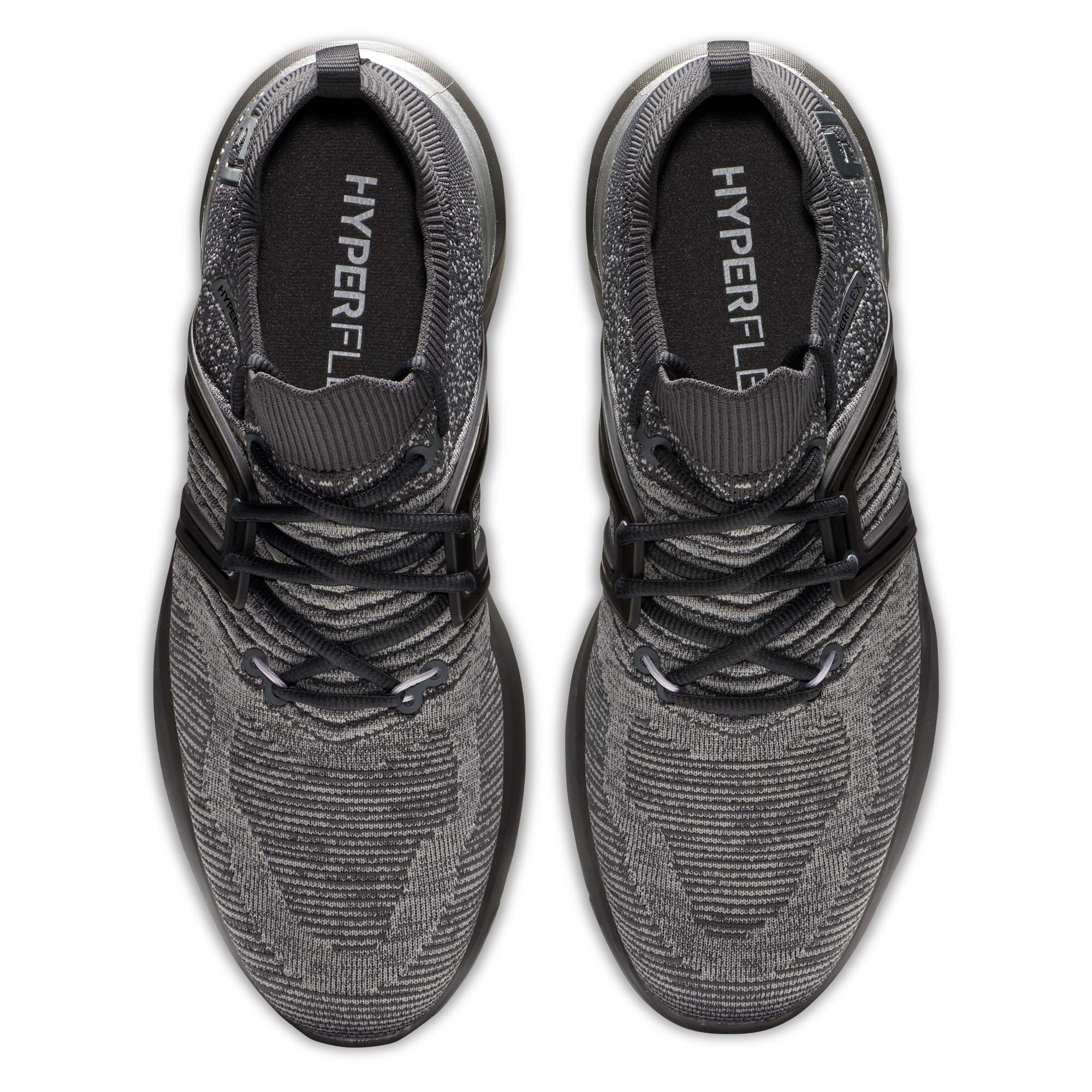 FootJoy Men's Hyperflex Previous Season Style Golf Shoe, Charcoal/Grey, 14 Wide