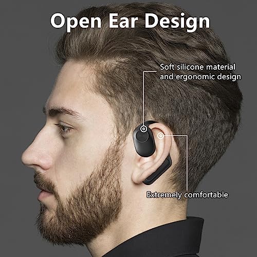 Sainellor Open Ear Air Conduction Headphones, 48H Playtime Bluetooth 5.2 Wireless Earbuds,16mm Dynamic Drivers Touch Control Sport Headphones