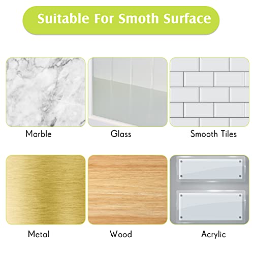 Yinkin 30 Pieces Clear Wall Hooks 15 lb (max) Adhesive Hooks for Hanging Plastic Sticky Hooks Heavy Duty Hook Transparent Drill Free Reusable for Hat Kitchen Bathroom Office, No Trace No Scratch