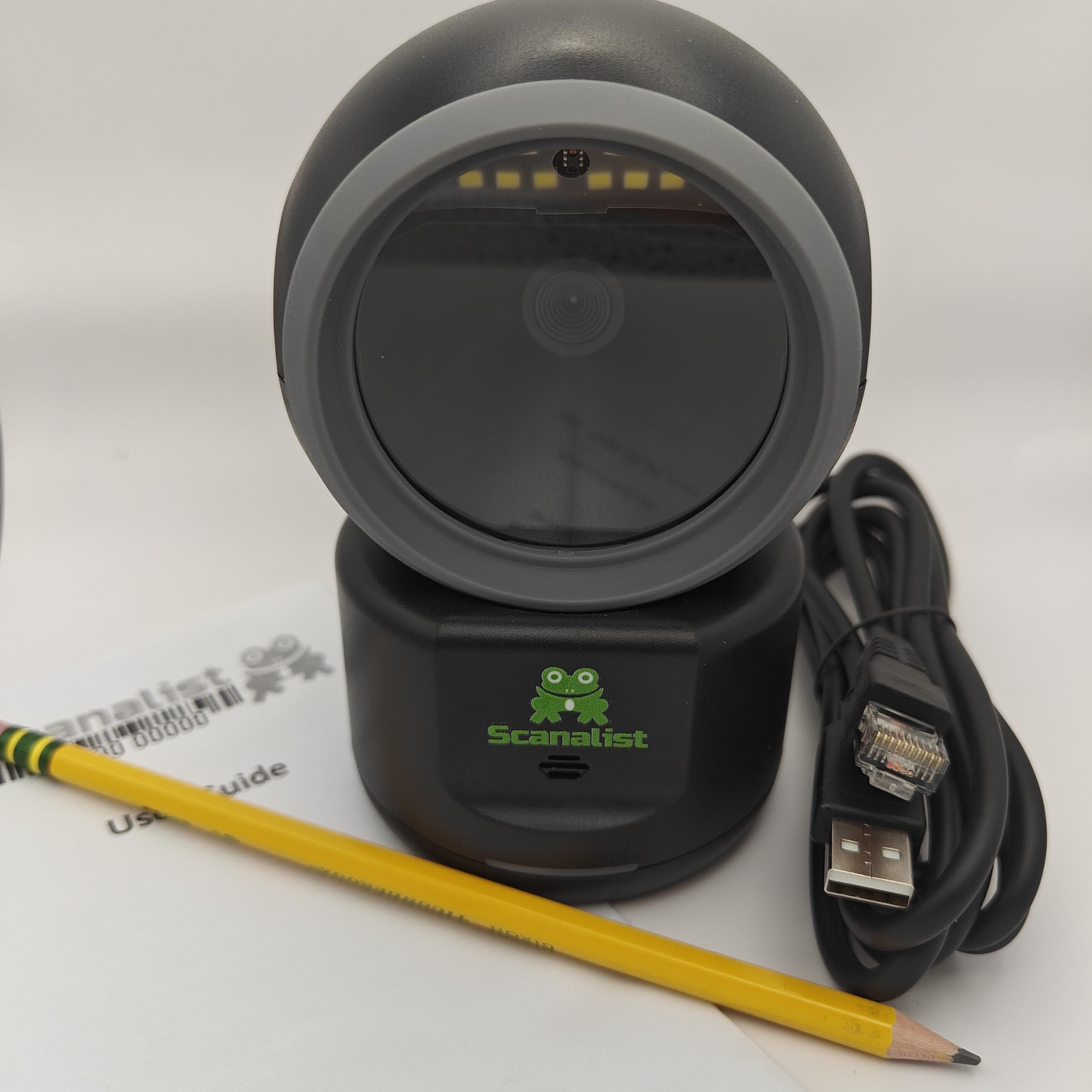 Scanalist Hands-Free Desktop Omnidirectional 1D 2D QR Barcode Scanner