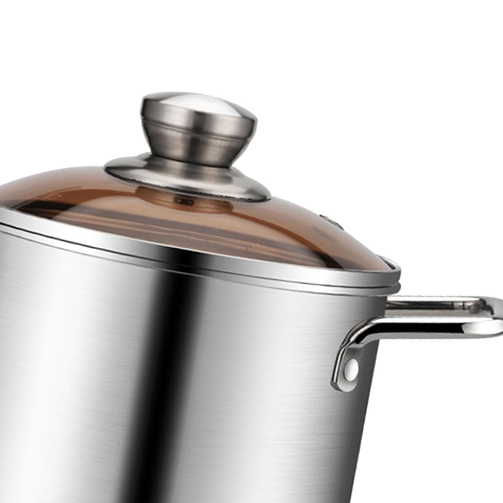 Stainless Steel Stockpot with Basket, Turkey Fryer Pot Cookware, Nonstick Universal Seafood Boil Pot, Heavy Duty Cooking Pot, no clamp