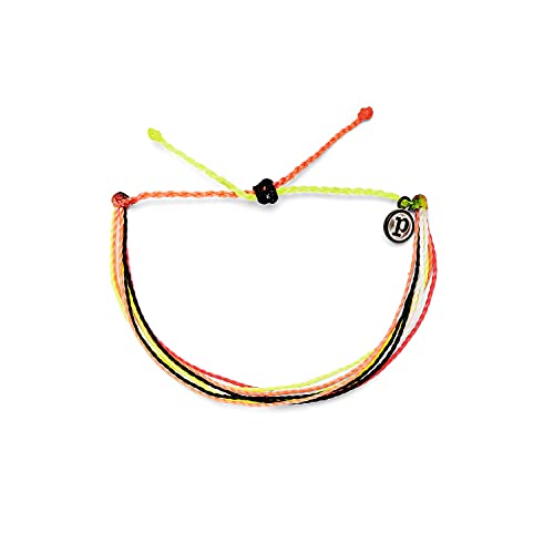 Pura Vida Original Cowabunga Bracelet - 100% Waterproof, Adjustable Band - Plated Brand Charm