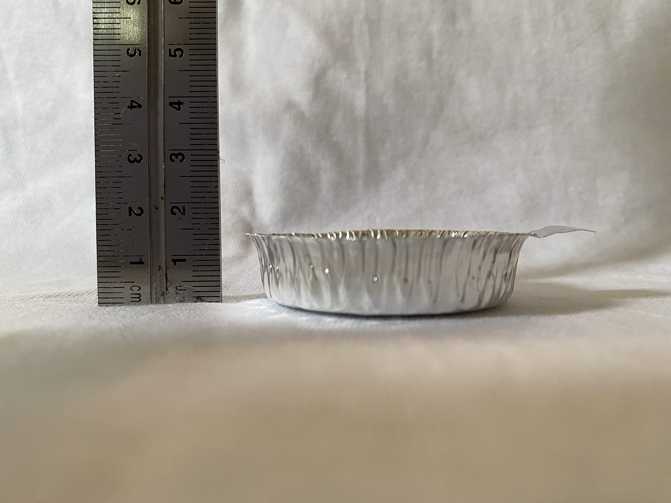Weighing Boats,W-B43-AL-100, Aluminum, 43mm, Small, with Handle, Pack of 100