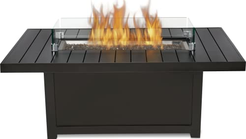 Napoleon GPFTR-WNDSCRN Rectangle St. Tropez and Kensington Patio Fire Table Windscreen, Clear