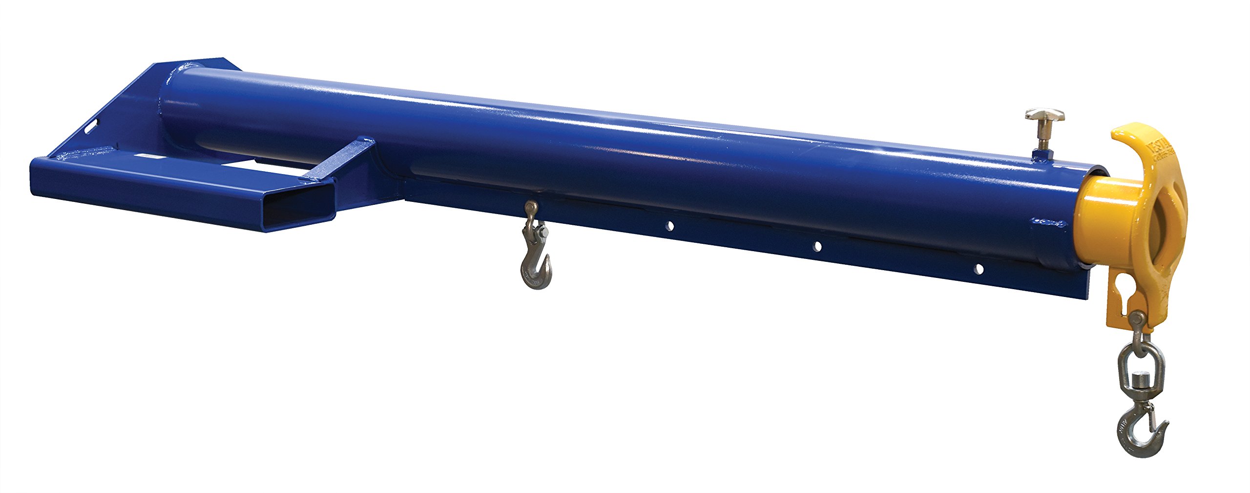 Vestil LM-EBT-4-30 Steel Telescoping Lift Master Fork Truck Boom, 4000 lbs Capacity, Overall LxWxH (in.) 38 x 86.25 x 13-3/16, Overall Extended Length (in.) 151-1/2