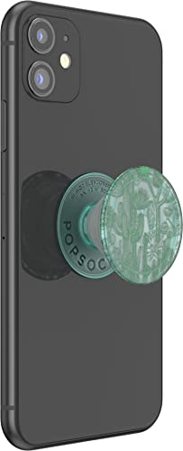 PopSockets Plant-Based Phone Grip with Expanding Kickstand, Eco-Friendly - Translucent Cacti