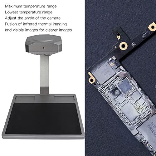 PCB Thermal Imaging Camera, Lowest Temperature Range Testing Infrared Thermal Analyzer 100-240V Switchable Display Modes for Phone Maintenance(#1)