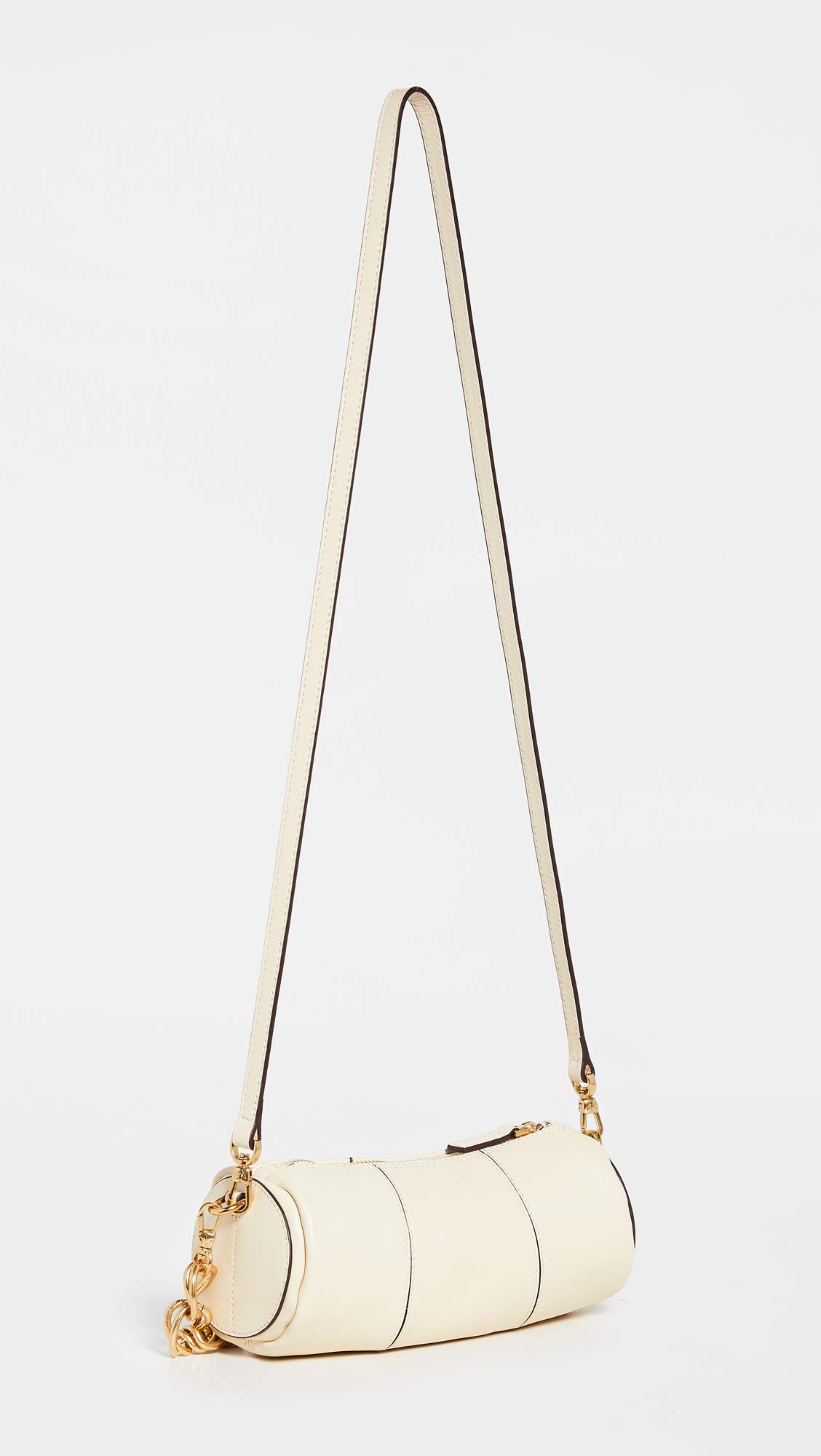 MANU Atelier Women's XX Mini Cylinder Bag, Vanilla, Off White, One Size