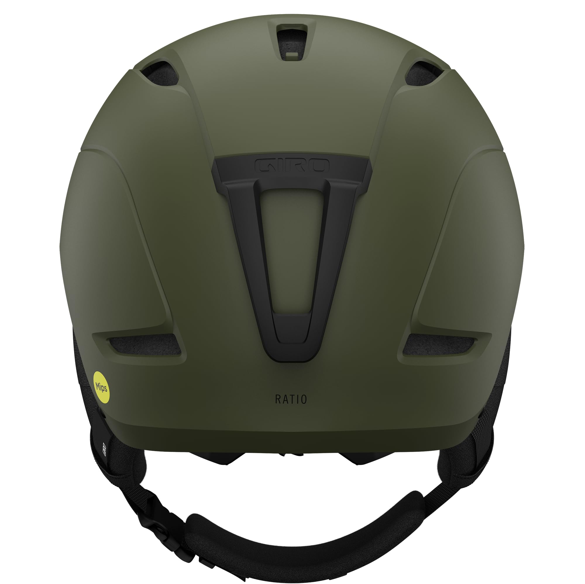 Giro Ratio MIPS Ski Helmet - Snowboard Helmet for Men, Women & Youth - Matte Trail Green - M (55.5-59cm)