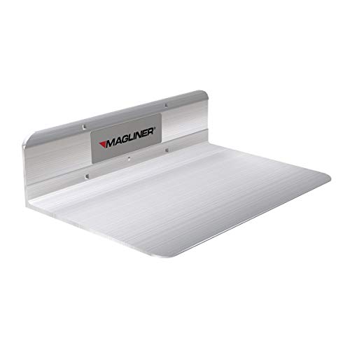 Magliner HMK119K2C5E Aluminum Hand Truck, Horizontal Loop Handle with Vinyl Sleeve, 20" x 12" Aluminum Extruded Plate, 500 lb Capacity