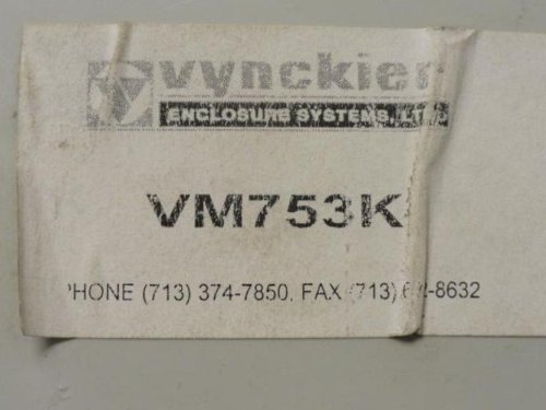 Vm 753,Opaque Cover,Knockouts
