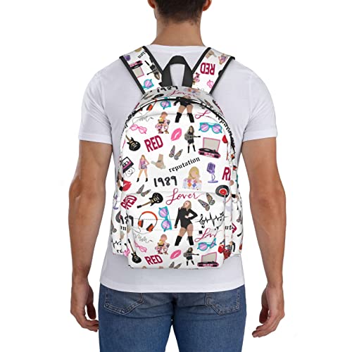 SHISHANGNX Music Backpack 16 Inch Lightweight Laptop Backpack Travel Bag