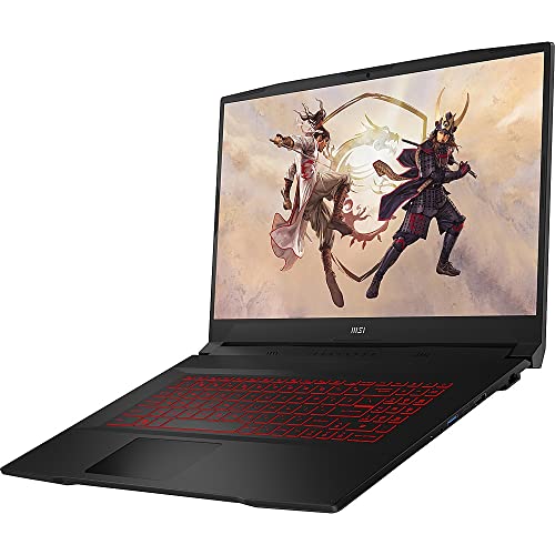 MSI Katana GF76 Gaming Laptop 17.3" FHD IPS 144Hz Display 12th Generation Intel 14-core i7-12700H 64GB RAM 1TB SSD GeForce RTX 3060 6GB Graphic Backlit USB-C Nahimic Win11 Black + HDMI Cable