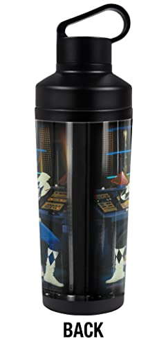Power Rangers OFFICIAL Stance 18 oz Insulated Water Bottle, Leak Resistant, Vacuum Insulated Stainless Steel with 2-in-1 Loop Cap