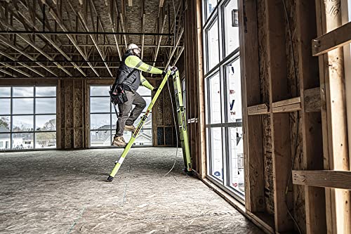 Little Giant Ladder Systems Conquest 2.0 All-Terrain, M17, 17ft, Multi-Position Ladder with Adjustable Outriggers, Fiberglass, Type 1A, 300 lbs Weight Rating, (17107-001)