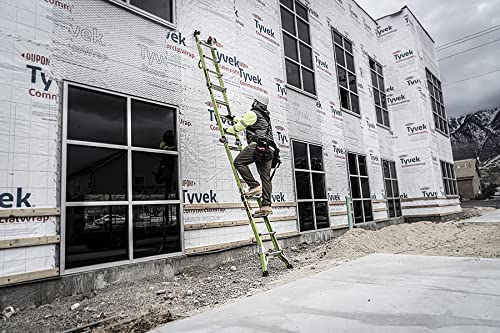 Little Giant Ladder Systems Conquest 2.0 All-Terrain, M17, 17ft, Multi-Position Ladder with Adjustable Outriggers, Fiberglass, Type 1A, 300 lbs Weight Rating, (17107-001)