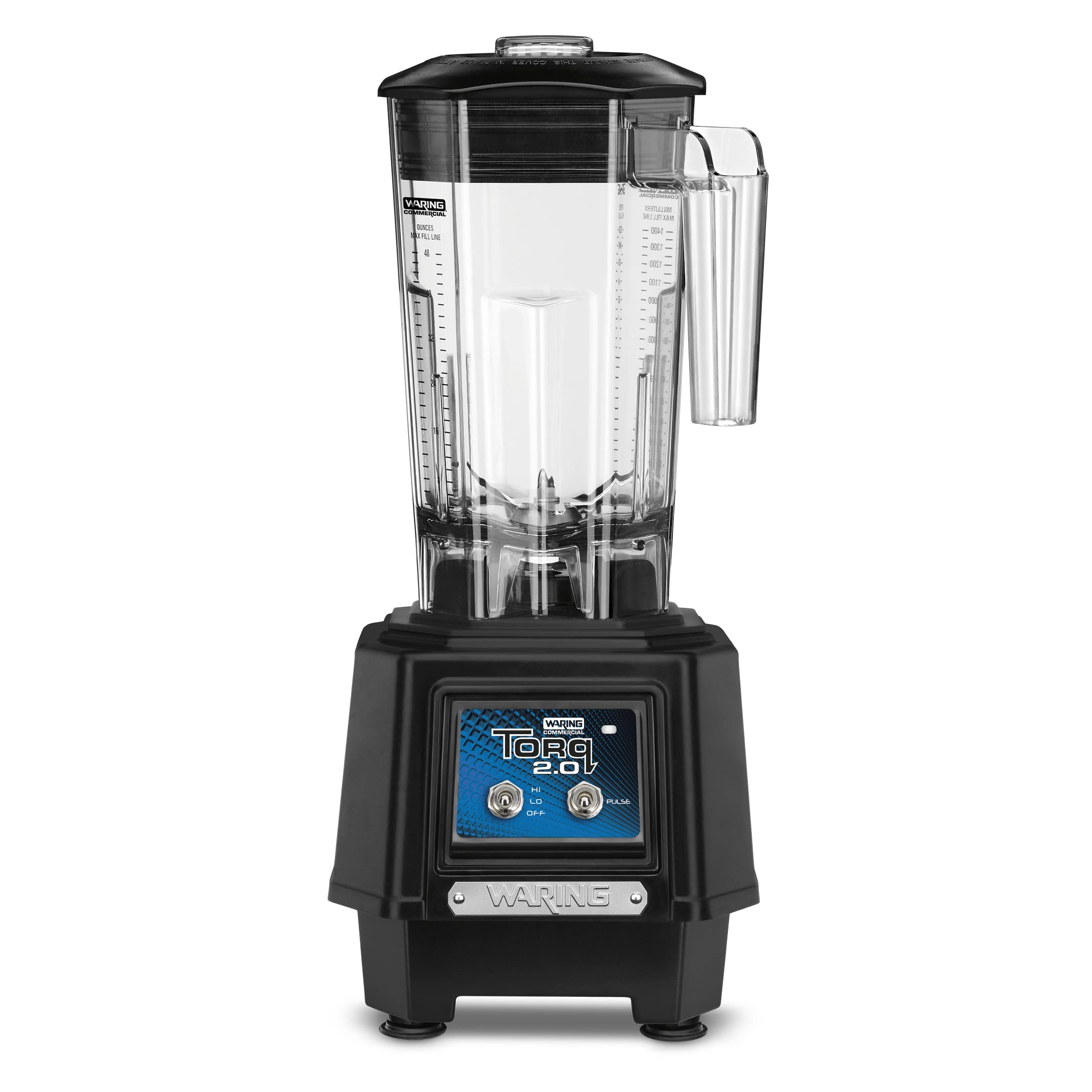 Waring Commercial TBB175 Variable Speed Control Countertop Blender, 9.13 x 11.5 x 15.75 inches, Black