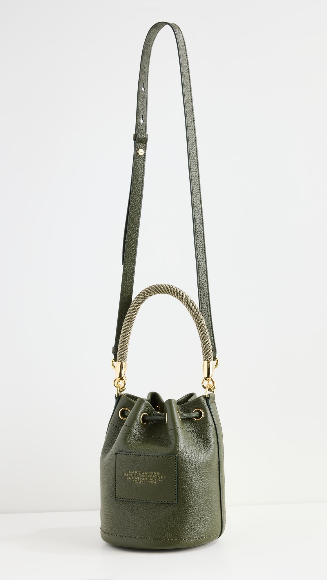 Marc Jacobs The Leather Bucket Bag, Forest