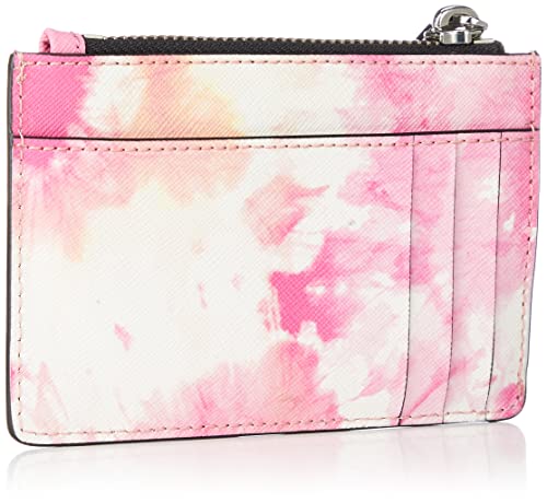 Marc Jacobs TIE DYE SNAPSHOT TOP Zip Multi Wallet Women's Multi-Color Pink [Parallel Import]