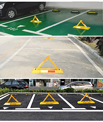 Parking Posts Folding,Private Car Parking Latch Space Lock,Protect Your Parking Space,Easy Installation Car Park Driveway Guard Saver