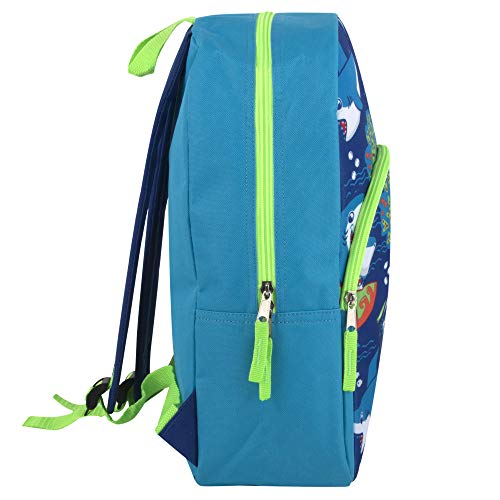 Trail maker Kids Character Backpacks for Boys & Girls (15”) with Adjustable, Padded Back Straps