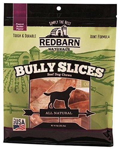 Redbarn Bully Slices for Dogs | Highly Palatable, Long-Lasting Natural Dental Treats with Functional Ingredients, 9 oz. (Pack of 4) - Variety Pack