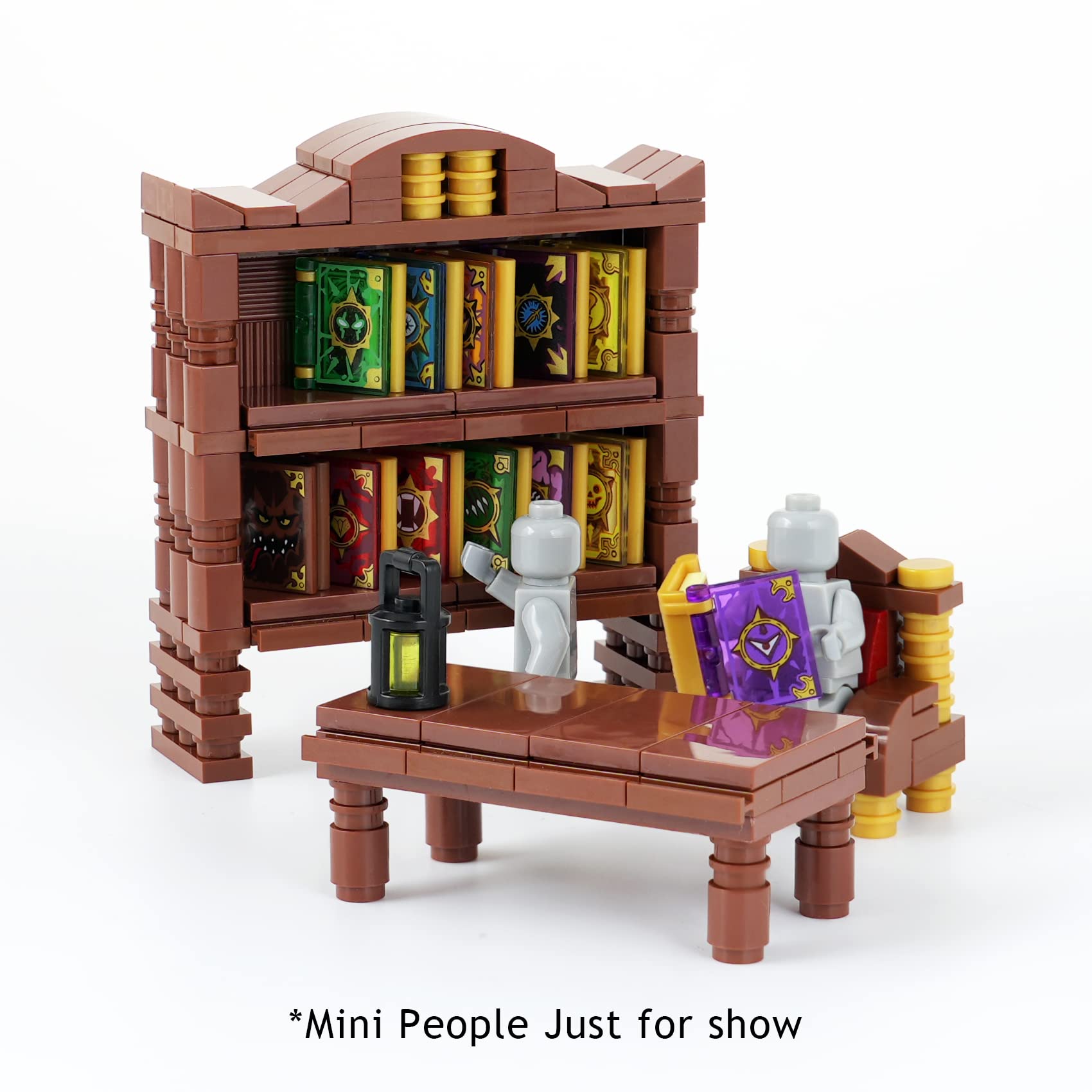 MOOXI-MOC 229Pcs Magic Office Set,Creative Building Blocks Toy Kit,Suitable for MOC Magic Scene Building Toys for Boys Girls