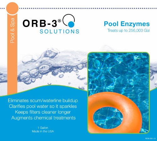 Orb-3 F839-000-1G Pool Enzymes Jug, 1-Gallon