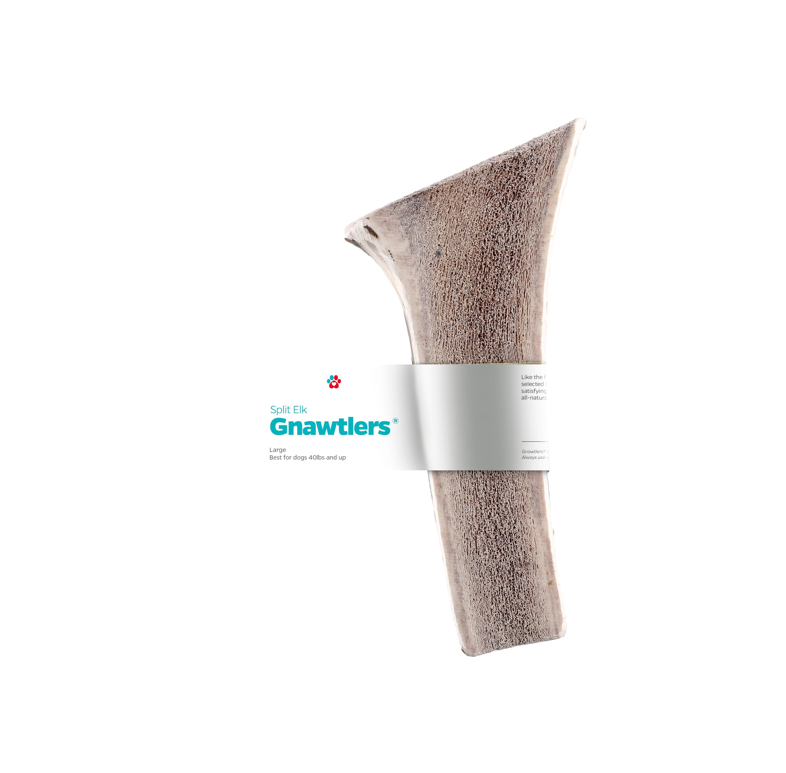 Pet Parents Gnawtlers® - Premium Split Antlers for Dogs, Naturally Shed Split Elk Antlers, All Natural Split Elk Antler Dog Chew, Specially Selected from The Heartland Regions (Large (Pack of 1))