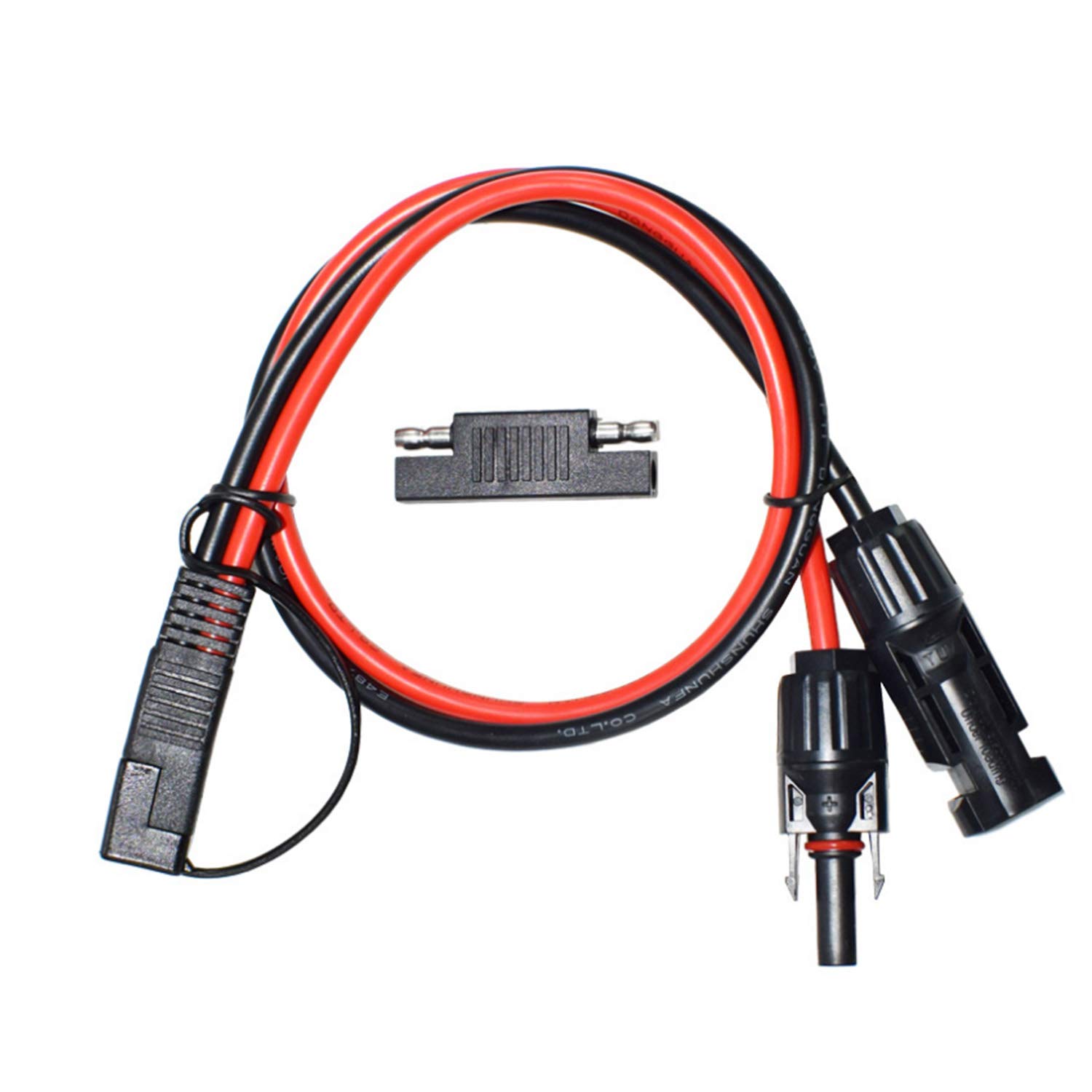 LIXINTIAN SAE Adapter, with SAE Polarity Reverse Adapte,10AWG Cable Conector for RV Panel Solar