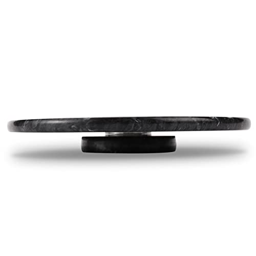 Olelo 12 Inch Marble Lazy Susan Cake Turntable Heavy Duty Marble Rotating Cake Stand for Cake Cupcake and Decorating Supplies